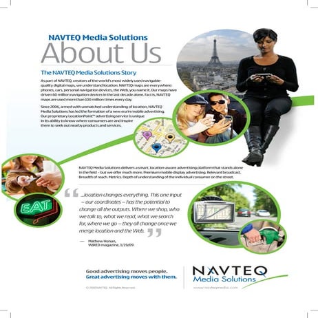 The NAVTEQ Media Solutions Story | PDF