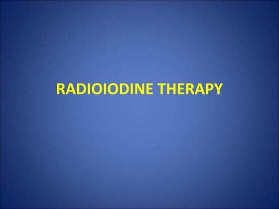 Nuclear Medicine - Thyroid - Procedure/Scan | PPTX | Thyroid Disorders ...