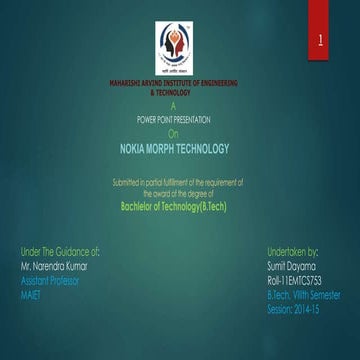 Nokia Morph Technology | PPT