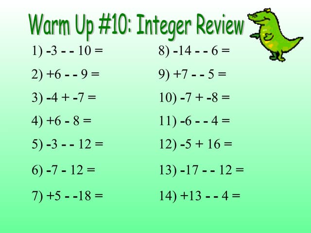 Lesson 2 3 Multiplying Rational Numbers | PPT