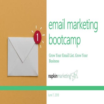 Email Marketing Bootcamp | PPTX