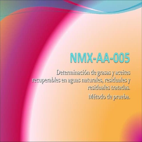 Nmx aa-015-1985 | PDF