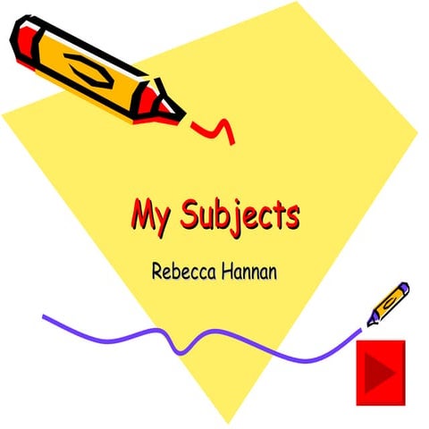 my subjects. | PPT