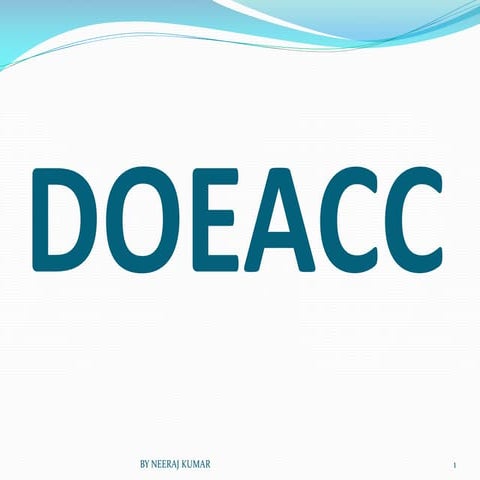 Doeacc | PPT
