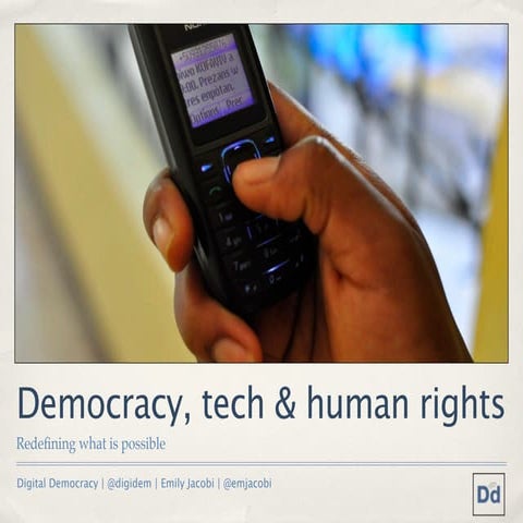 Safeguarding Democracy: Innovations in tech for human rights | PPT