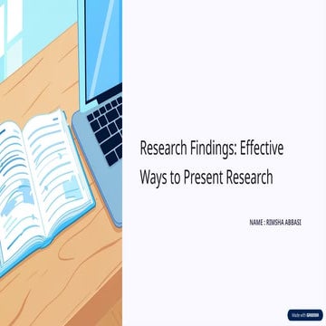 Mastering Research Communication: Effective Reporting and Presentation ...