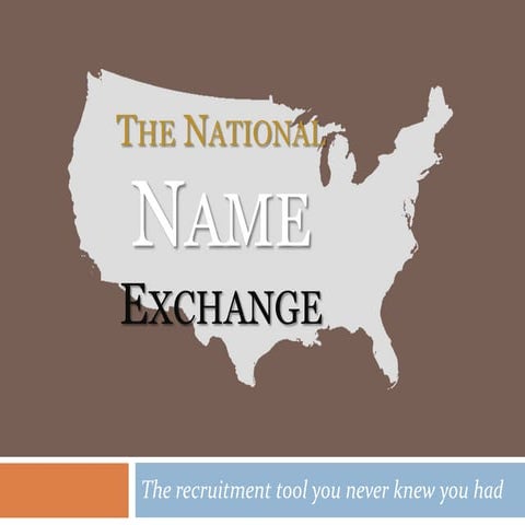National Name Exchange | PPTX