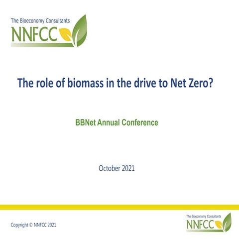 The role of biomass in the drive to Net-Zero? | PDF