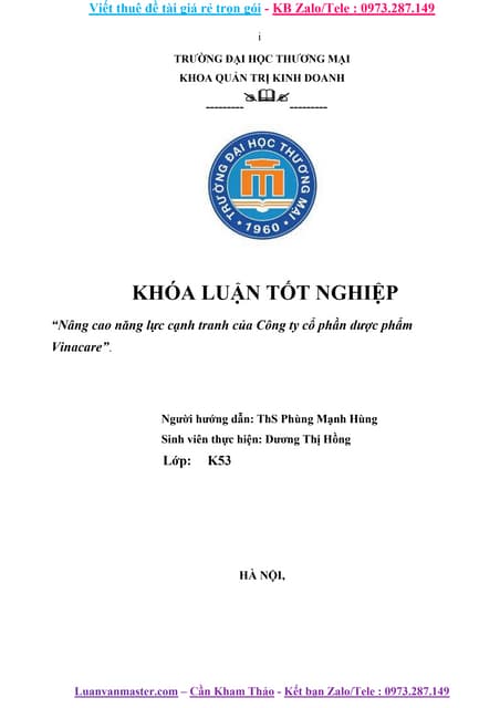 Nâng Cao Năng Lực Cạnh Tranh Của Công Ty Dược Phẩm Vinacare Doc