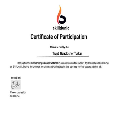 Participation_Certificate_-_Trupti_Nandkishor_Turkar_.pdf | Web ...