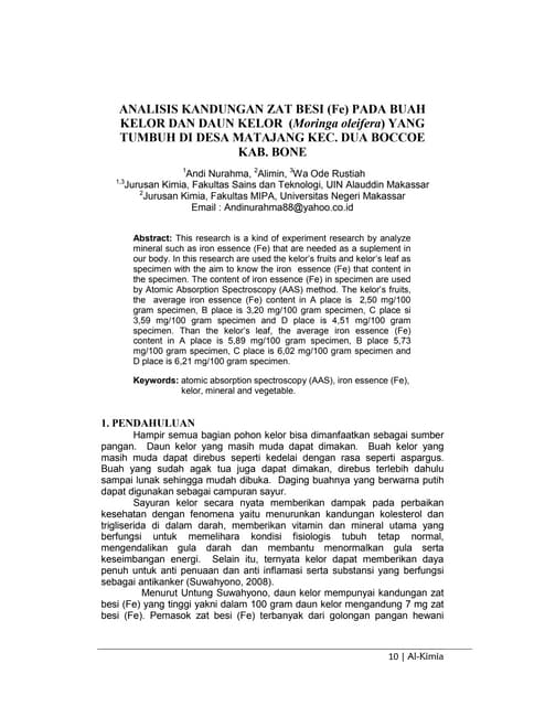 Analisis jurnal anemia | PDF