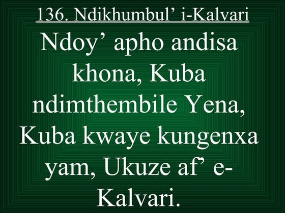 NDEBELE POEMS - Inkondlo zikasibeko | PDF