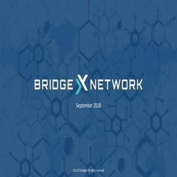BridgeX Network - INBLOCKS Jakarta 2018 | PDF