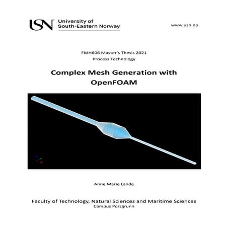 Complex Mesh Generation With Openfoam Thchnical Pdf 0157
