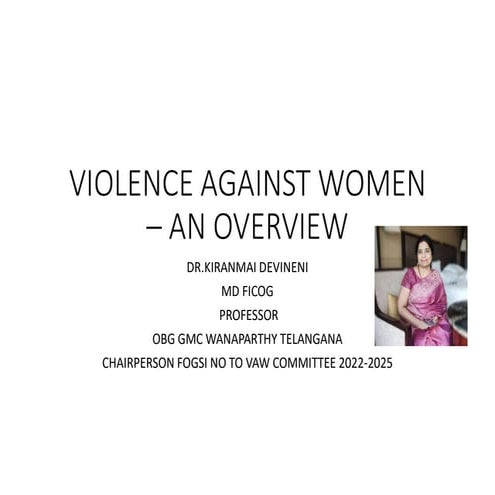 ppt for violernce against women in india class 12 | PDF