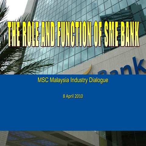 SME BANK | PPT