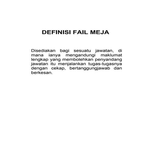 Panduan penyediaan fail meja | PDF
