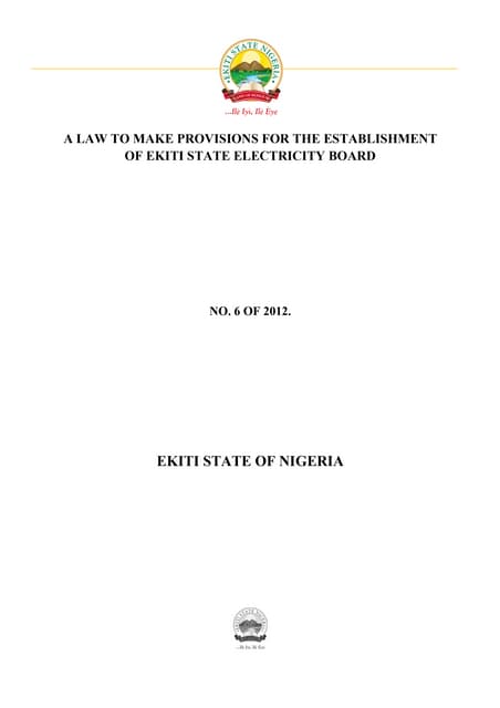 National Electricity and Power Regulatory Authority Act 1997 | PDF