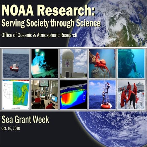 NOAA Research: Telling the Sea Grant Story | PPT