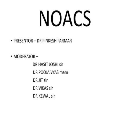 NOACS | PPTX