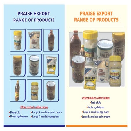 Natural Ghana Made Home Food Products | PDF