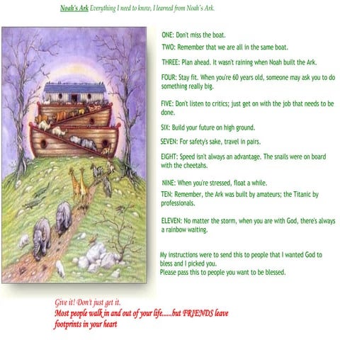Noah S Ark | PPT