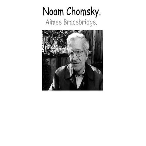 Noam chomsky | PPT