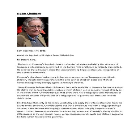 Noam chomsky | DOCX
