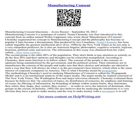 Noam Chomsky Essays | PDF | Science