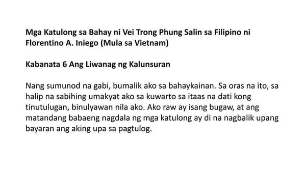 Mga Katulong Sa Bahay Akda Mula Sa Vietnam