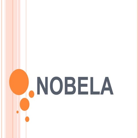 Nobela | PPTX