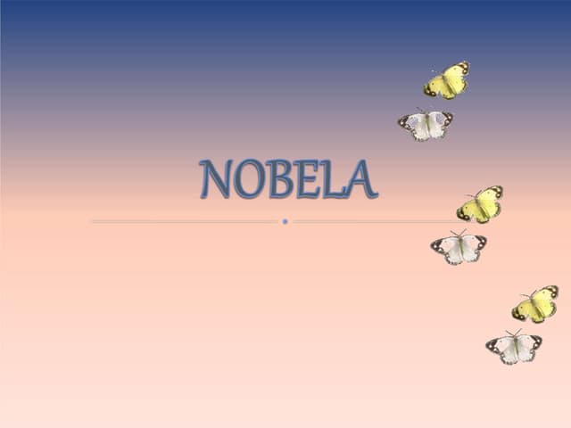 Limang elemento ng nobela | PPTX