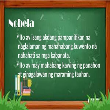 MGA URI NG NOBELA | PPTX