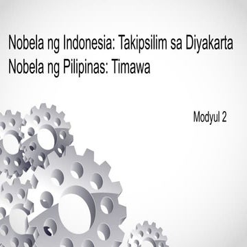 Nobela ng Indonesia,Pilipinas Timawa.pptx
