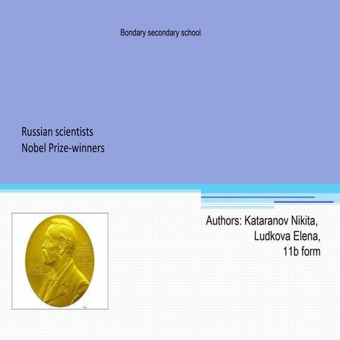 Nobel prize | PPT