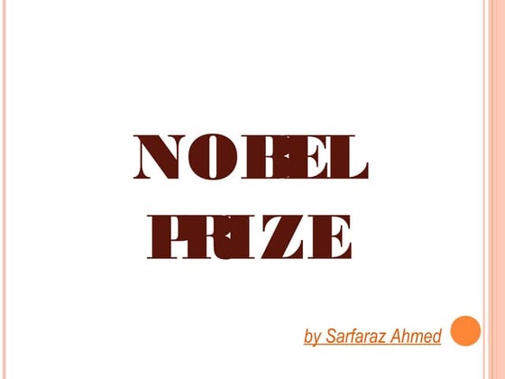The nobel prize | PPTX