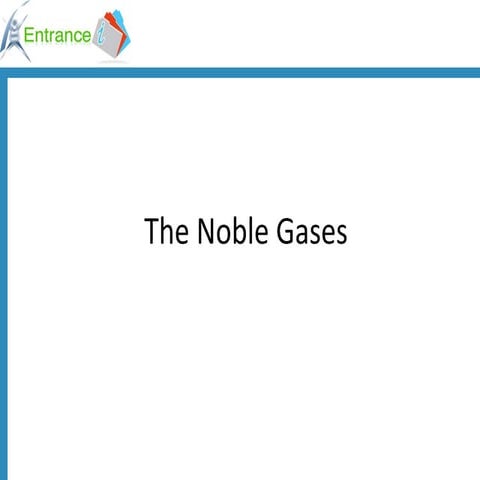 Noble gases opt ok1294991905 | PPT | Chemistry | Science