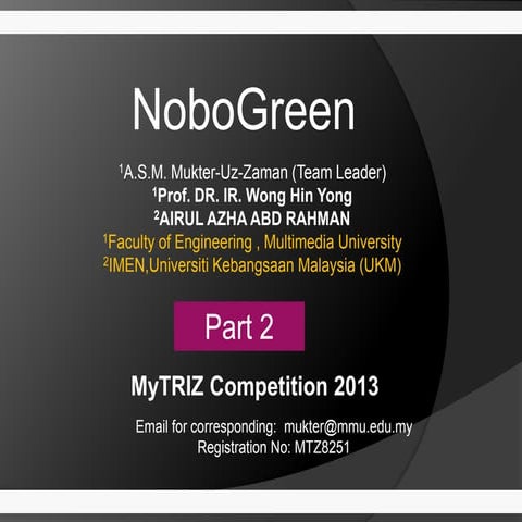 Nobo green part_2_asm_mukter | PPT
