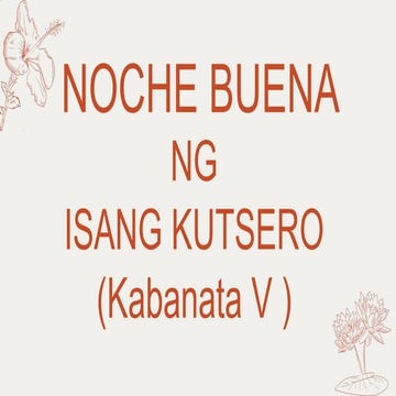 Noche Buena ng isang Kutsero (kabanata 5).pptx