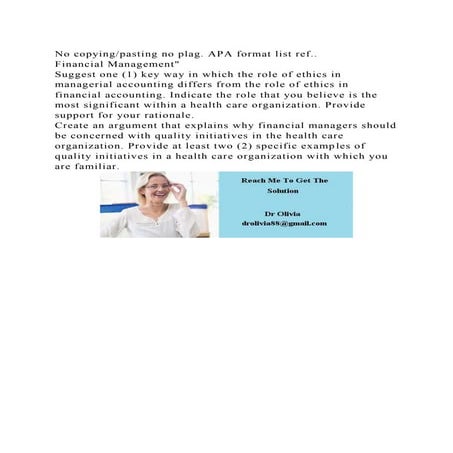 No copyingpasting no plag. APA format list ref..Financial Managem.docx