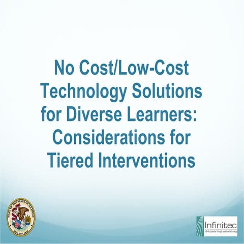 No Cost Low Cost Technology Solutions | PPT