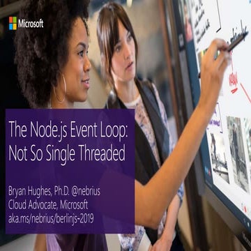 The Nodejs Event Loop Not So Single Threaded Ppt