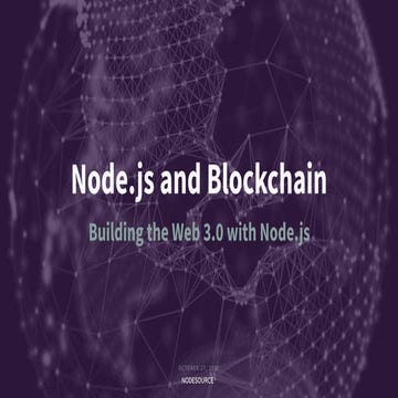 Node.js and Blockchain | PPT