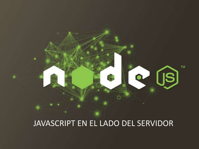 Nodejs Express Y Jade Iniciación A Aplicaciones Web Con Javascript En El Lado Del Servidor Ppt 8140
