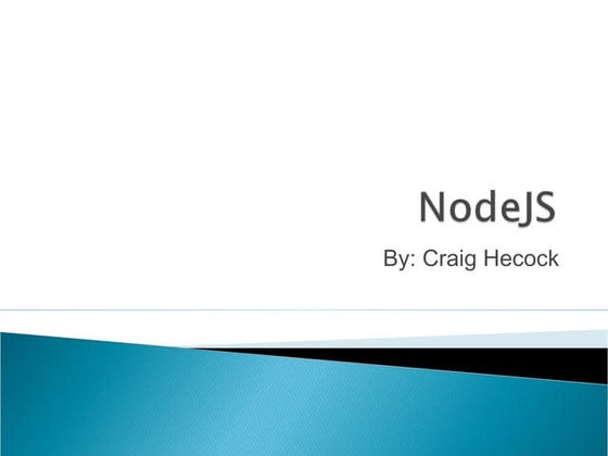 Node js getting started | PDF Node js getting started | PDF