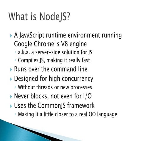 Nodejs Introduction And Examples Of Event Loops Ppt 2626