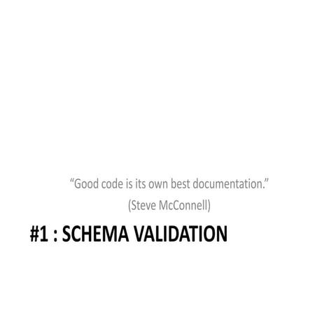 Nodejs functional programming and schema validation lightning talk | PPT