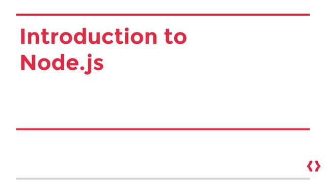 Nodejs Ppt Free Download