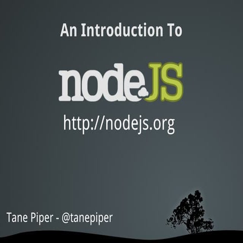 Techmeetup Edinburgh Nodejs Talk Ppt