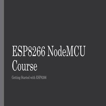 Lesson1 Getting Started With Esp8266 Pdf Computer Peripherals Computing